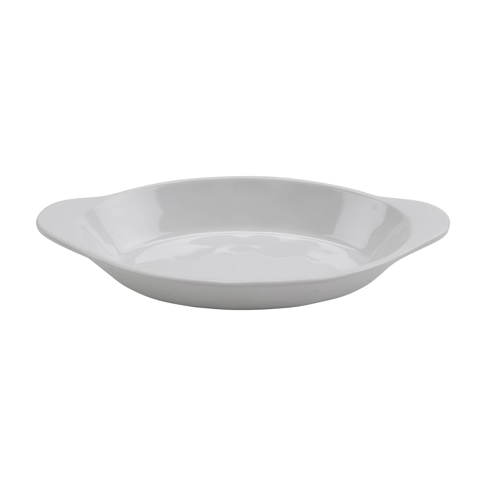 GET Oval Side Dish, 8 1/2" x 4 1/2", Melamine, White (SD-08-AM-W)