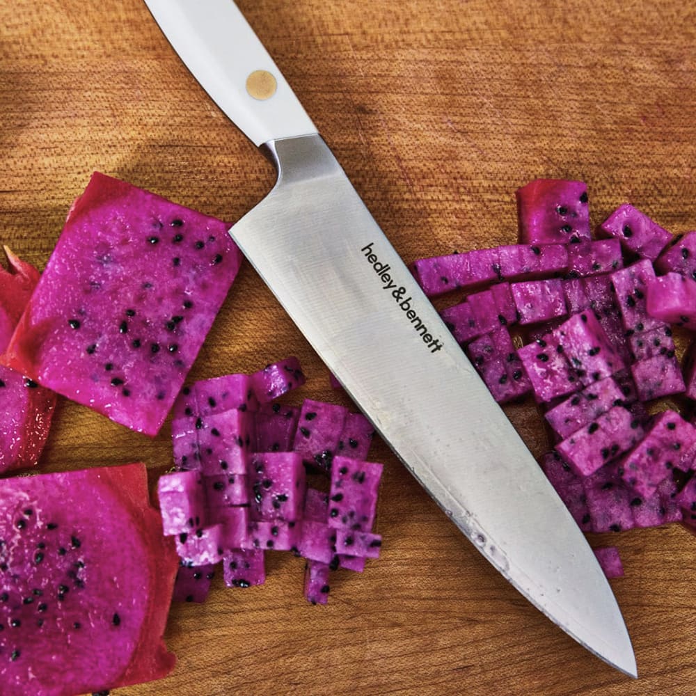 Hedley & Bennett 5 3/5" Utility Knife w/ Steel White Handle, Steel ...