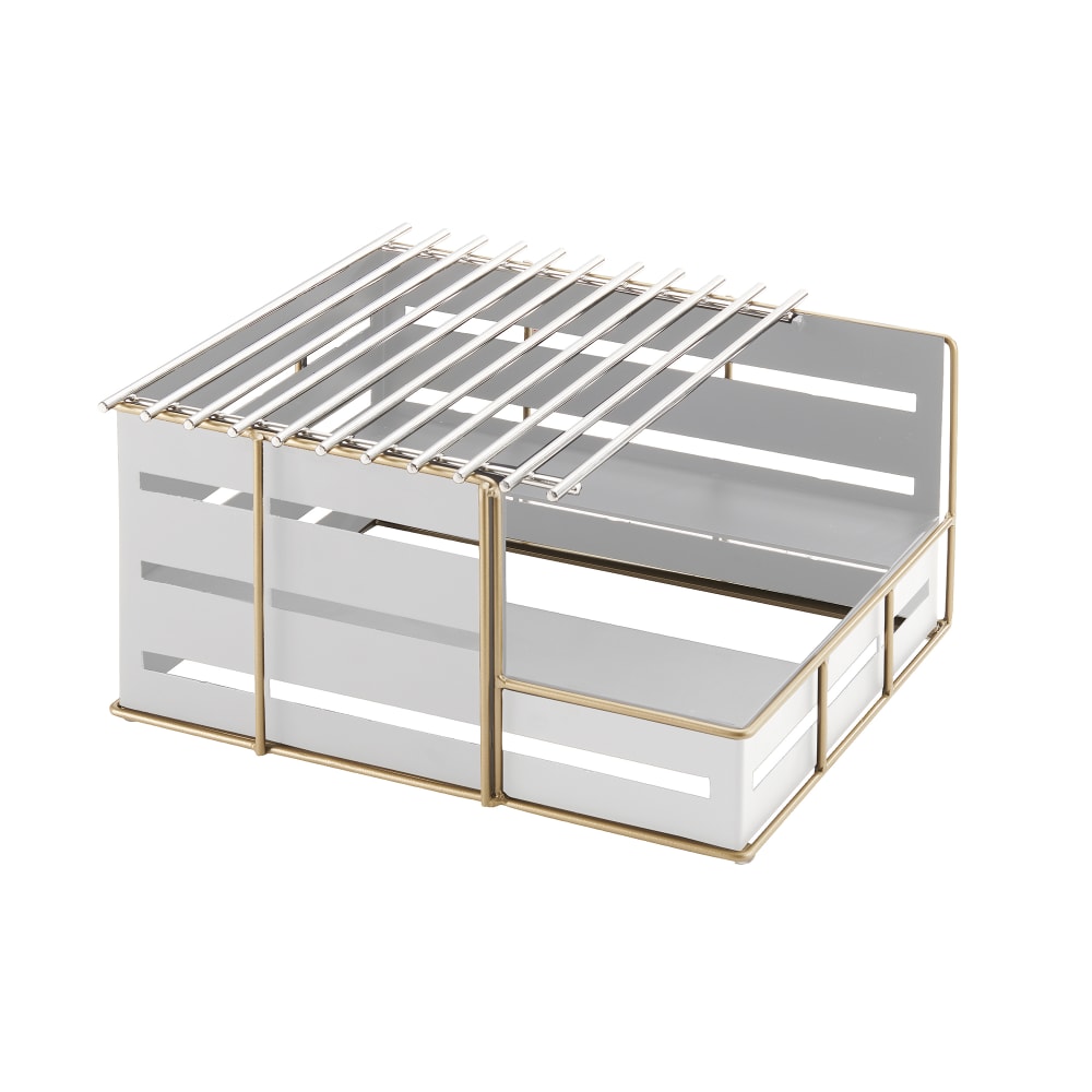 Cal-Mil 22089-15 Butane Stove Frame - 14 1/4" x 13" x 7 1/4"H, Steel, White