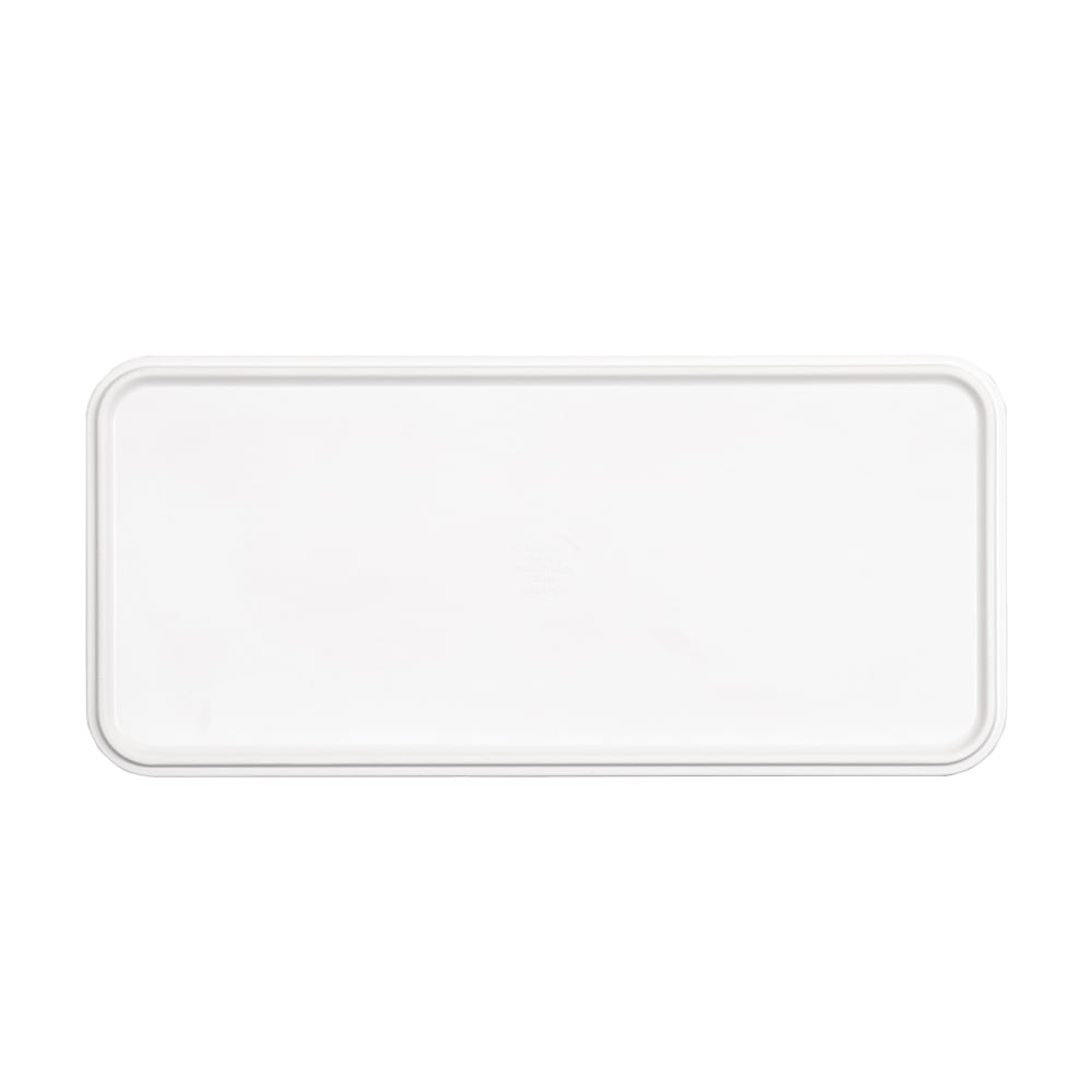 Cal-Mil 22025-613-15 Rectangular Melamine Dinner Plate - 13" x 6", White