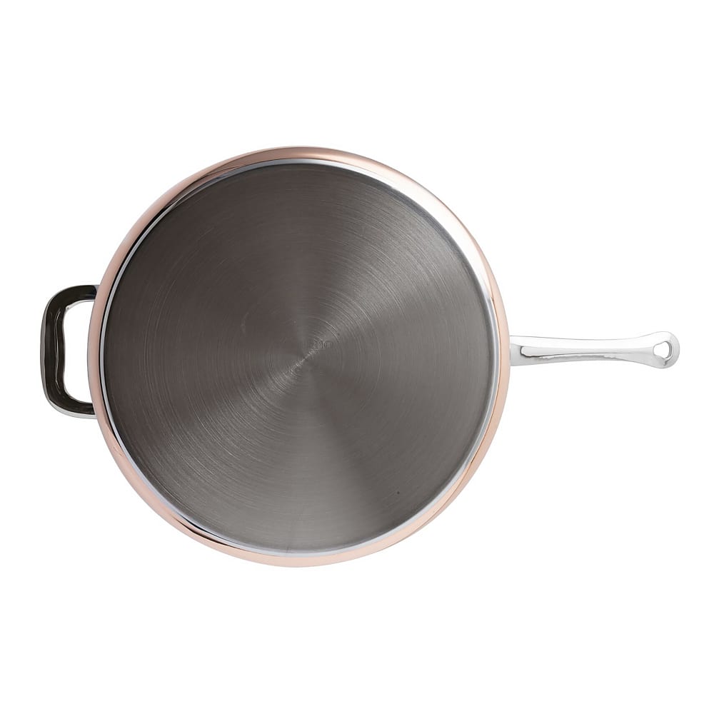 Paderno 10 3/8 qt Aluminum/Copper/Stainless Steel Saucepan w/ Stainless ...
