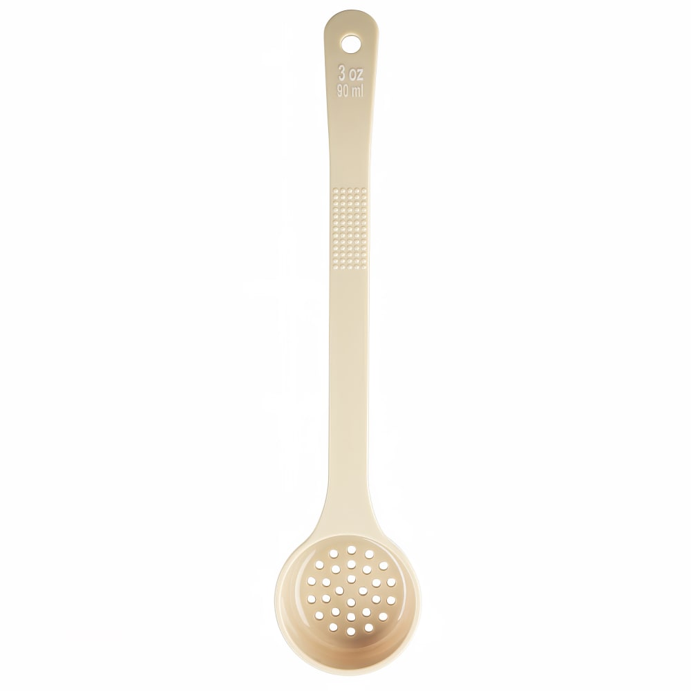 Tablecraft 10649 3 oz Perforated Portion Spoon w/ Long Handle ...