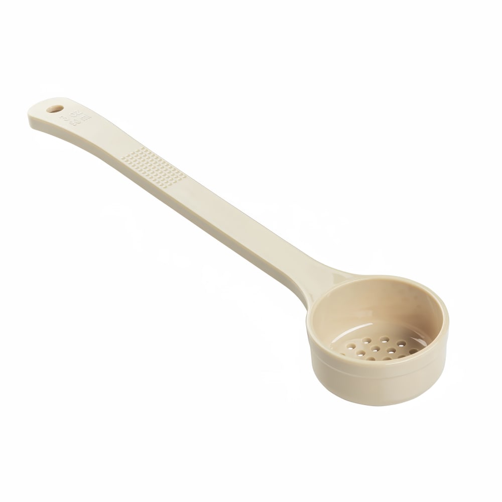 Tablecraft 10649 3 oz Perforated Portion Spoon w/ Long Handle ...
