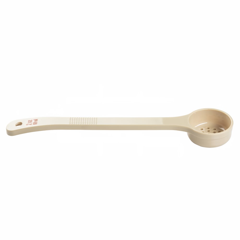 Tablecraft 10645 2 oz Perforated Portion Spoon w/ Long Handle ...