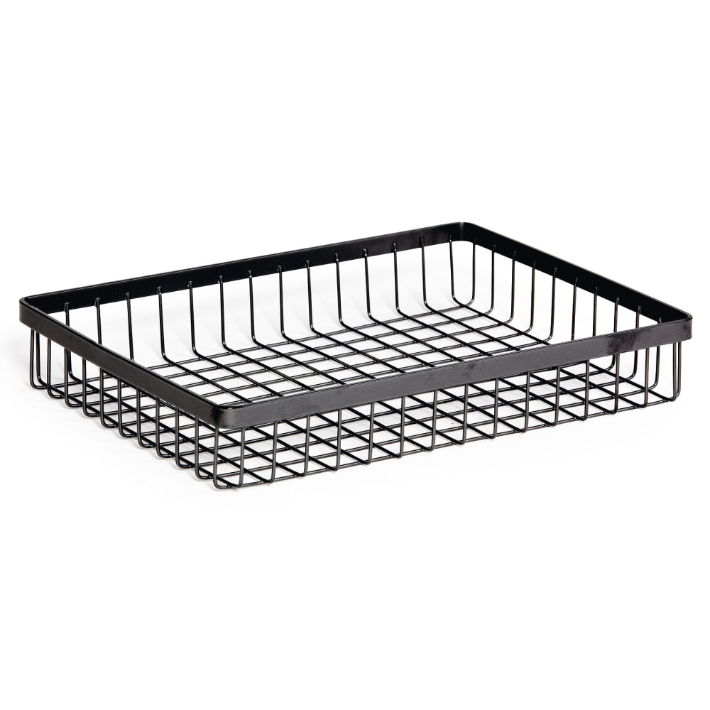 GET Rectangular Wire Basket - 12" x 9", Iron, Metal Gray (WB-1292-MG)