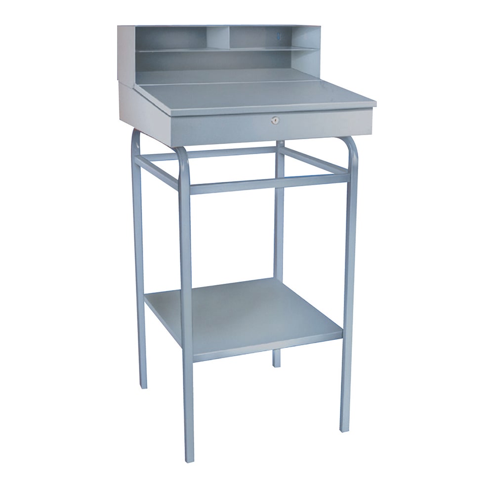 Winholt RDSWNSS-2 Receiving Desk - 22"W x 24"D x 45"H, Stainless Steel ...