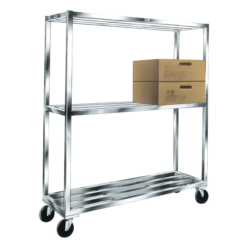 Winholt ALSCS-48-220 48" x 20" Shelving Kit for Walk-In Coolers/Backroom - (2) Levels, Aluminum