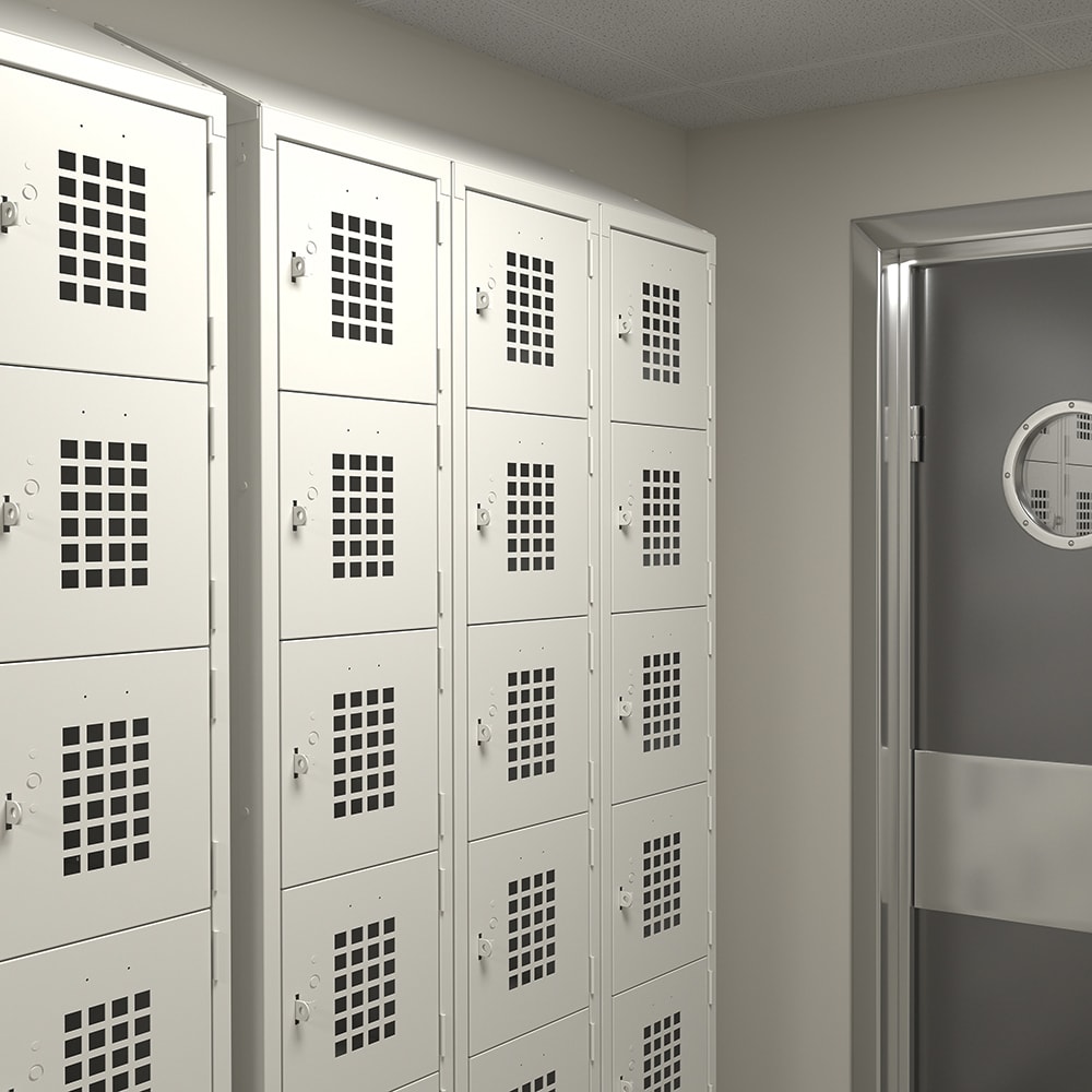 Winholt WL-618-15 3 Column Locker w/ (18) 10" x 15" x 12" Compartments ...