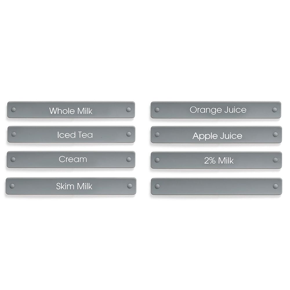 Front of the House Drinkwise® Beverage Carafe Labels Set (ACF010GYT88)