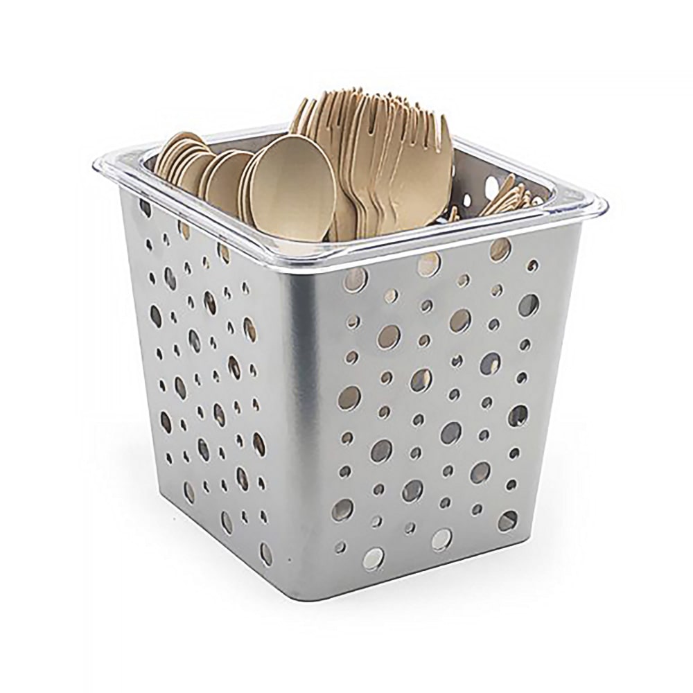 Front of the House Flatware Divider Set - 7" x 6 1/2" x 6", Stainless ...