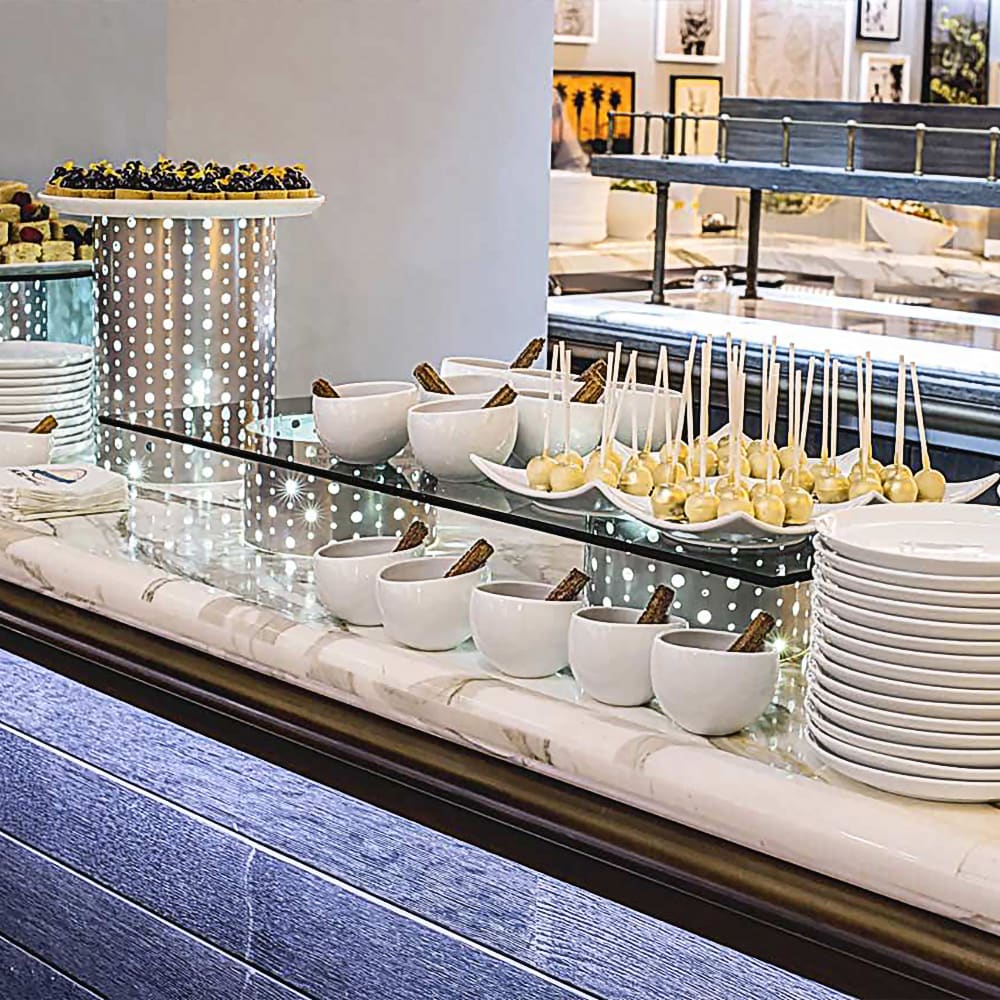 Front of the House 4 Piece B³ Buffet Building Blocks® Riser Set - Iron ...