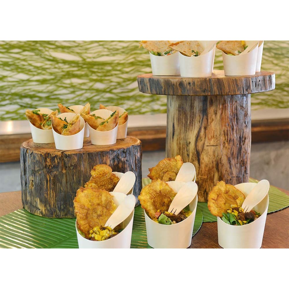 Front of the House 10" Round Root® Display Riser - Wood (BRI009NAW28)