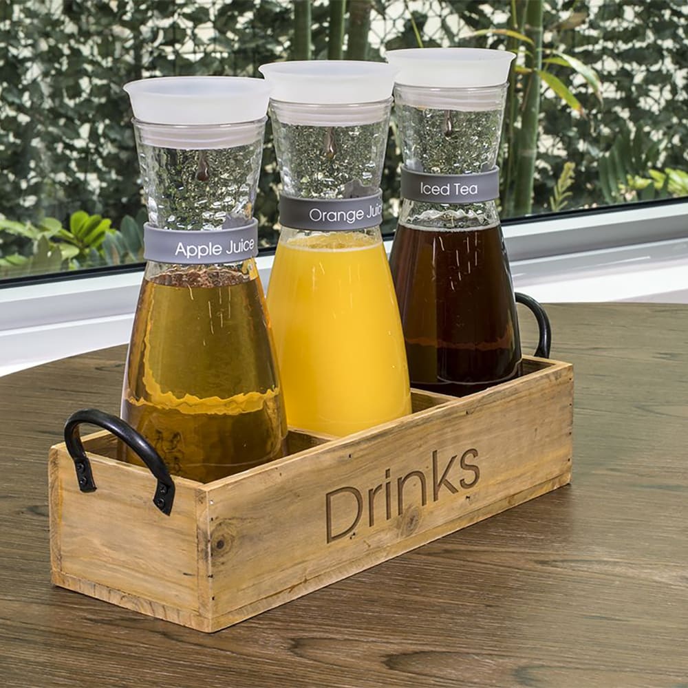 Front of the House 3 1/4" Drinkwise® Self Pour/Close Carafe Lid - White ...