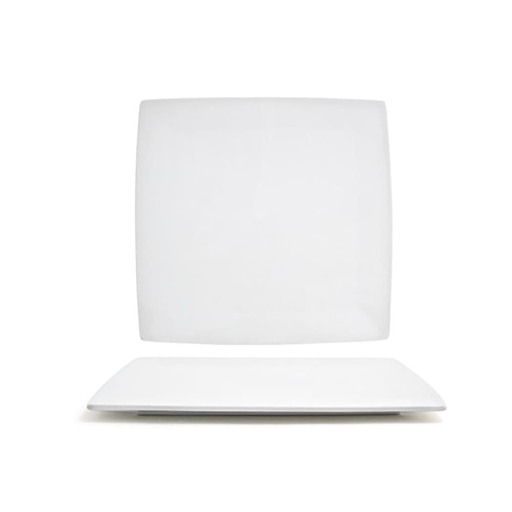 Front of the House 11" Square Canvas® Plate - Porcelain, White ...