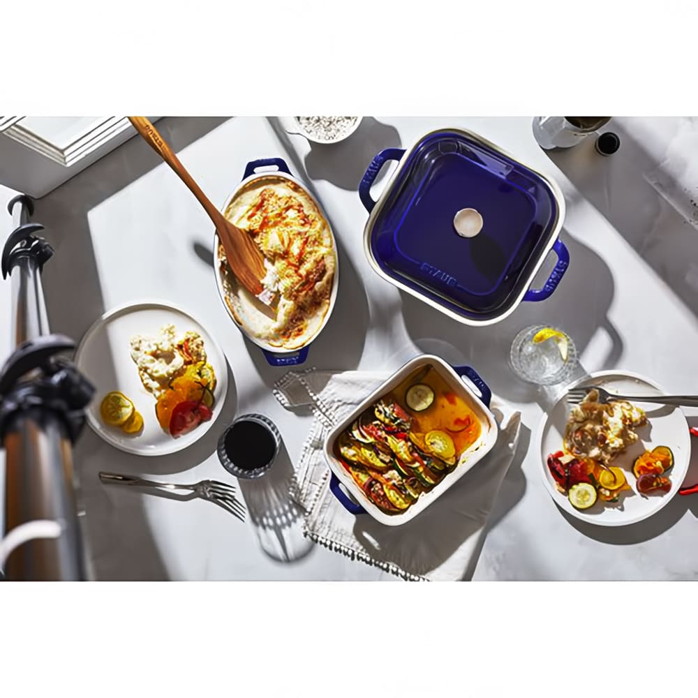 Staub 4 Piece Mixed Baking Dish Set - Ceramic, Dark Blue (1014875)