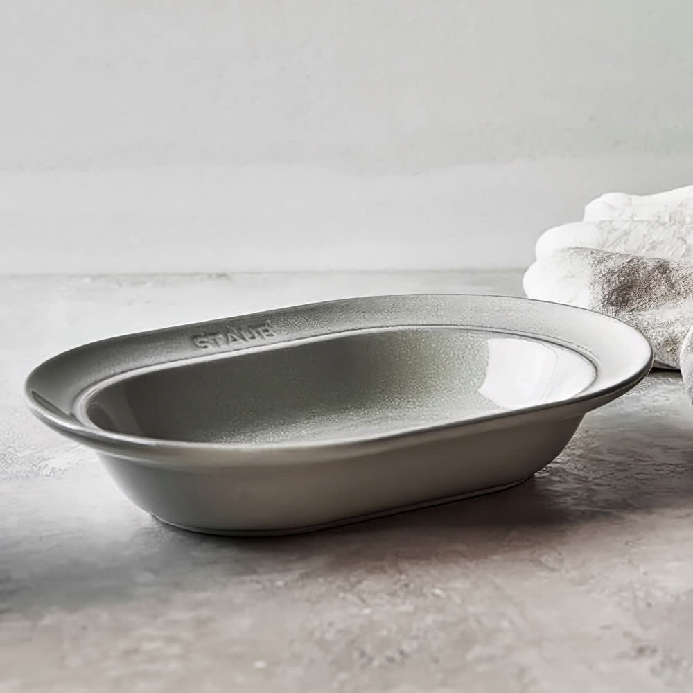 Staub 12 Piece Dinnerware Set - Ceramic, White Truffle (1021452)