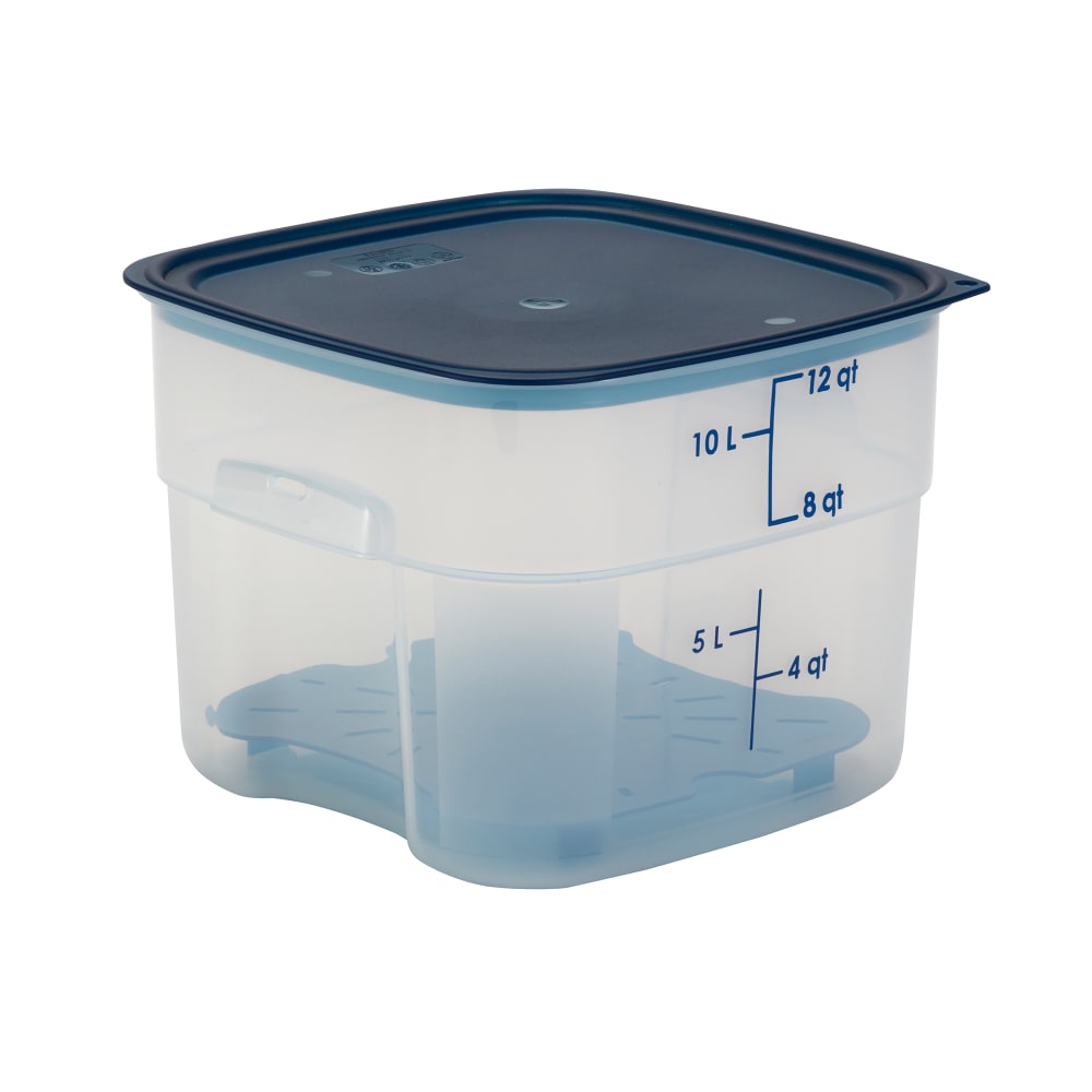 Cambro CamSquare Food Storage Container, 18 Qt, Poly White U2013 ...