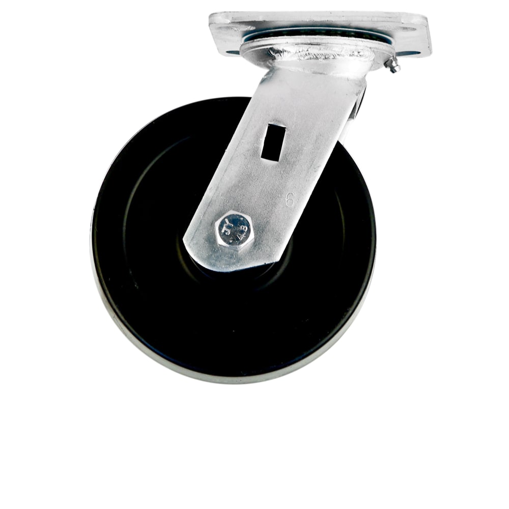 New Age 6" Plate Caster, No Brake (C490)