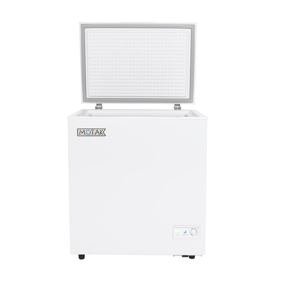 MoTak MCF-10 44" Mobile Chest Freezer w/ (1) Basket - White, 115v