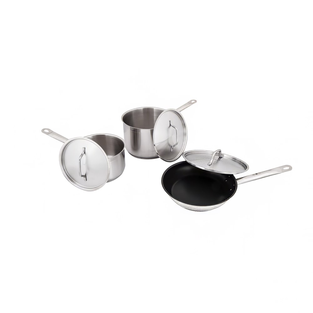 Vollrath 3820 Optio™ Deluxe Cookware Set (6) piece - Stainless Steel ...