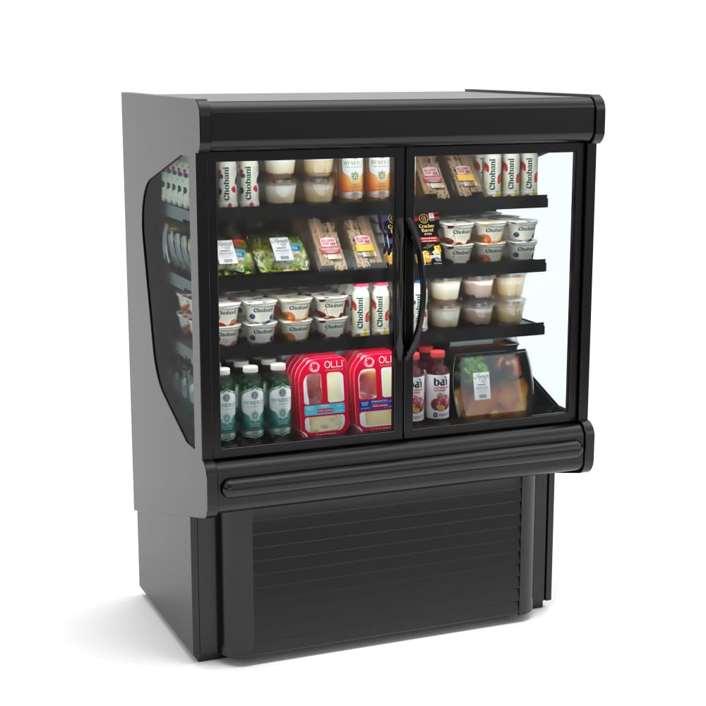 Hussmann MD4060DA 41 5/16" microSC™ Two Section Glass Door Merchandiser ...