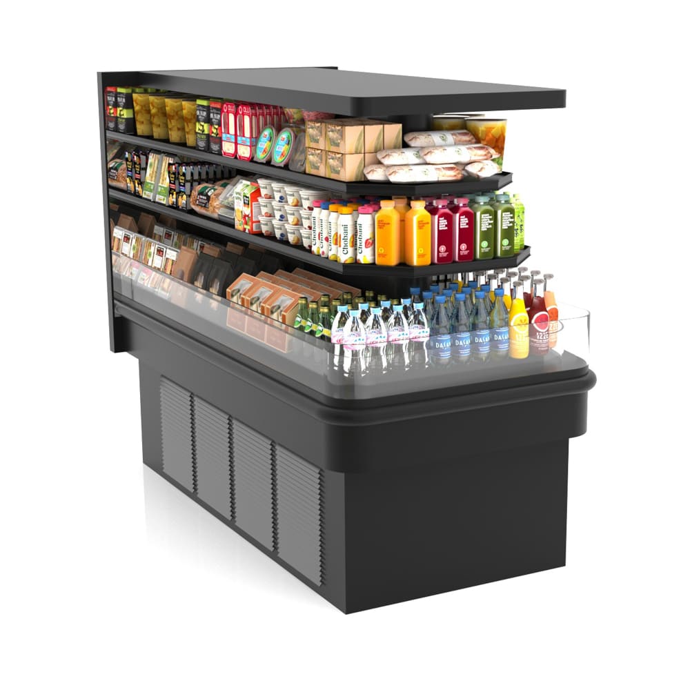 Hussmann TYA3ECRC3X55ES 68" Horizontal Island Open Air Cooler w/ (3 ...