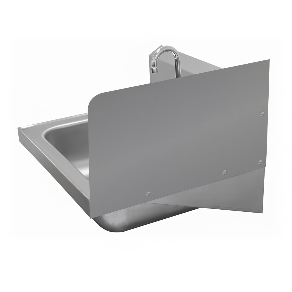 Advance Tabco 7-PS-11C 12" Tall Welded Side Splash for Hand Sinks - 16 ...