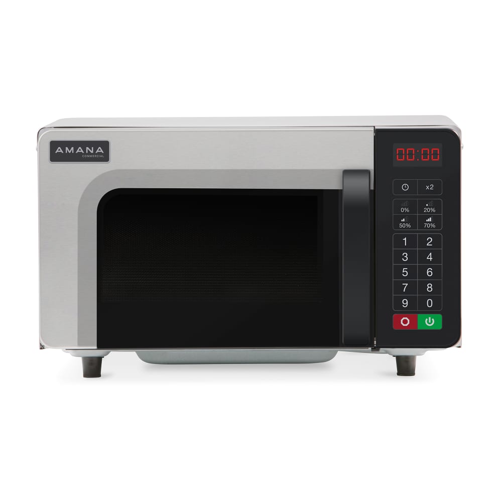 Amana RMS10TSA 1000w Commercial Microwave w/ Touch Pad - 120v