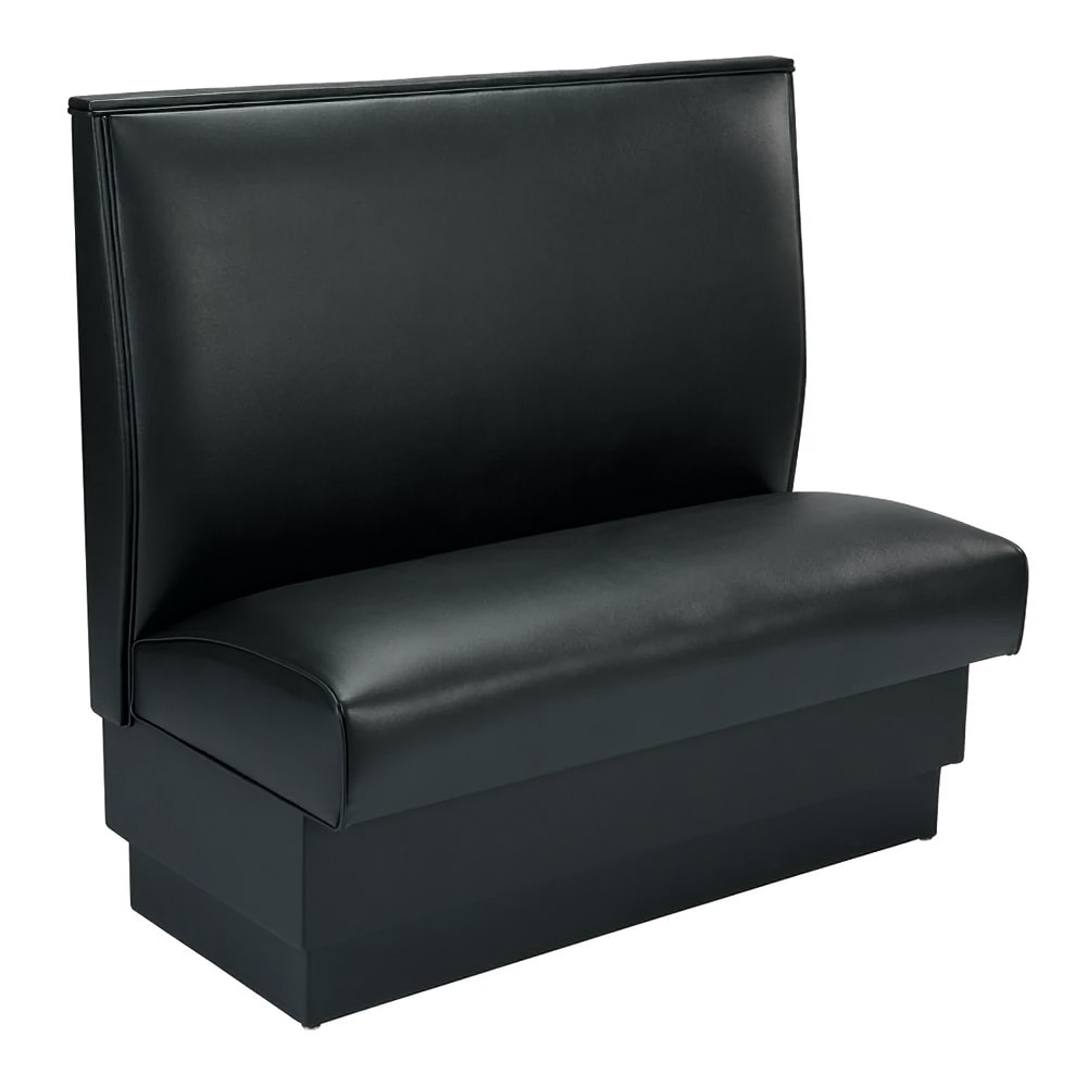 American Tables & Seating Single Restaurant Booth - Smooth Back, Fully ...