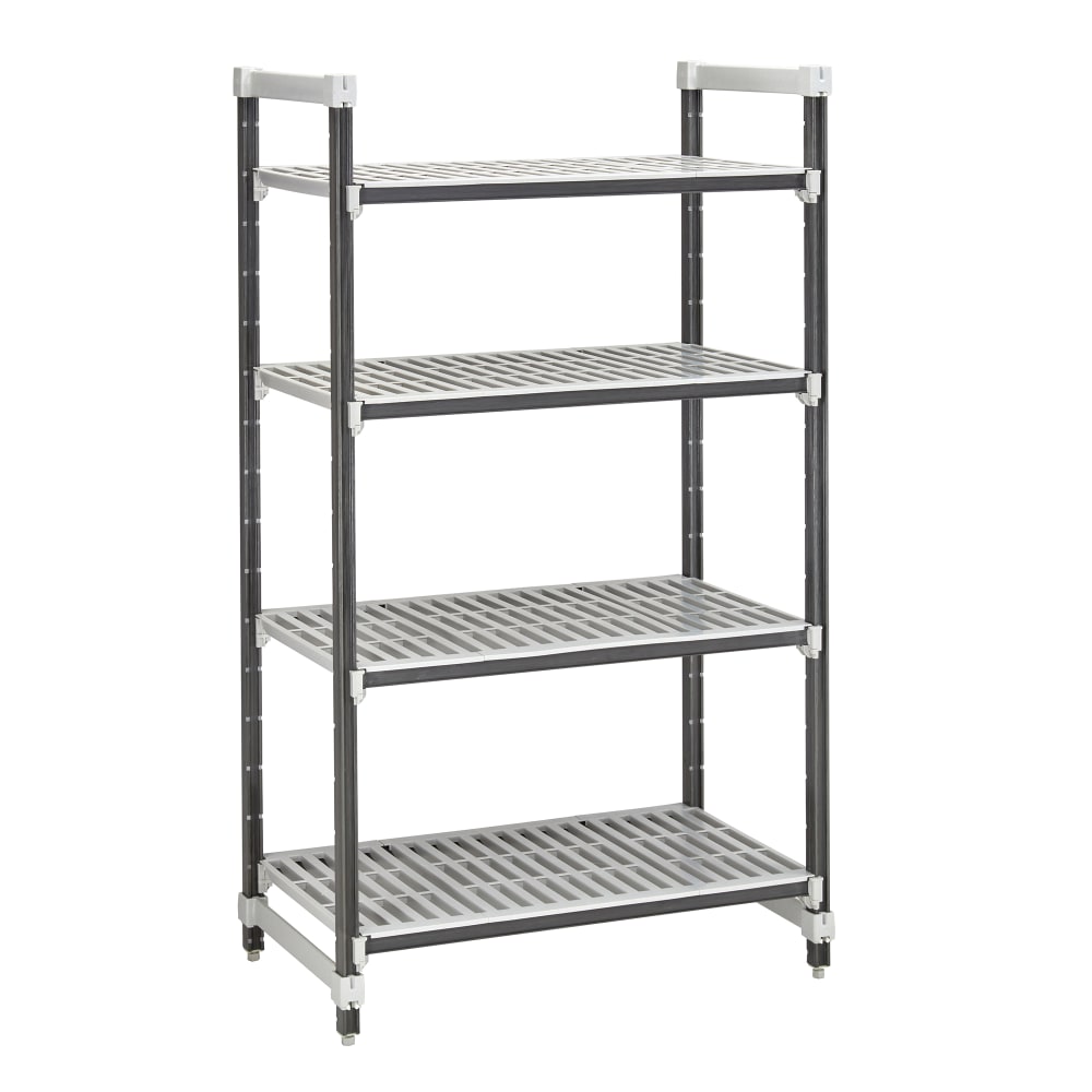 Cambro EXU183664V4480 36" NSF 4-Tier Polymer Shelf Kit - Camshelving ...