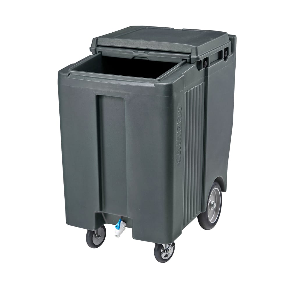 Cambro ICS200TB191 200 lb Insulated Mobile Ice Caddy - Plastic, Granite ...