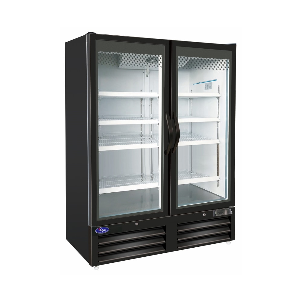 Valpro VP2R-48M 54" Two Section Glass Door Merchandiser - (2) Left ...