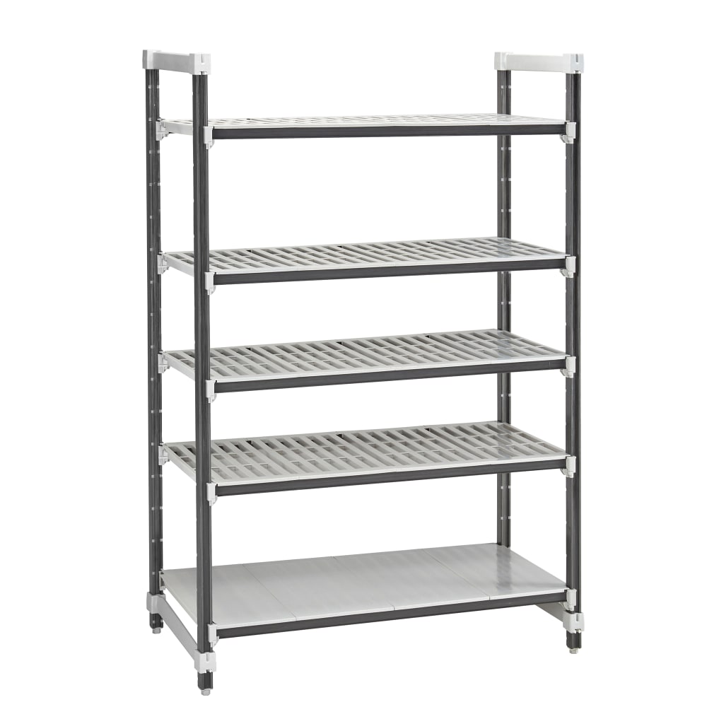 Cambro EXU214284VS5480 42" NSF 5-Tier Polymer Shelf Kit - Camshelving ...
