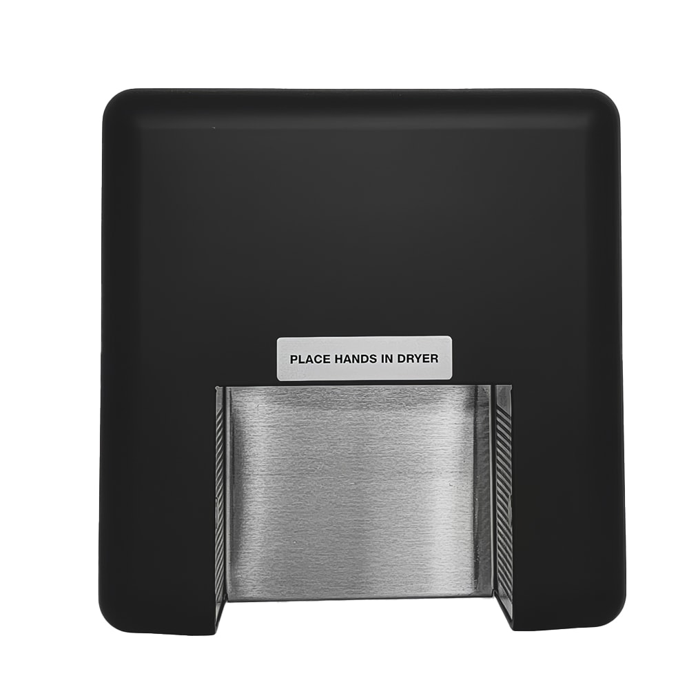 Pinnacle Dryer Automatic Hand Dryer w/ 15 Second Dry Time - Black, 120v ...