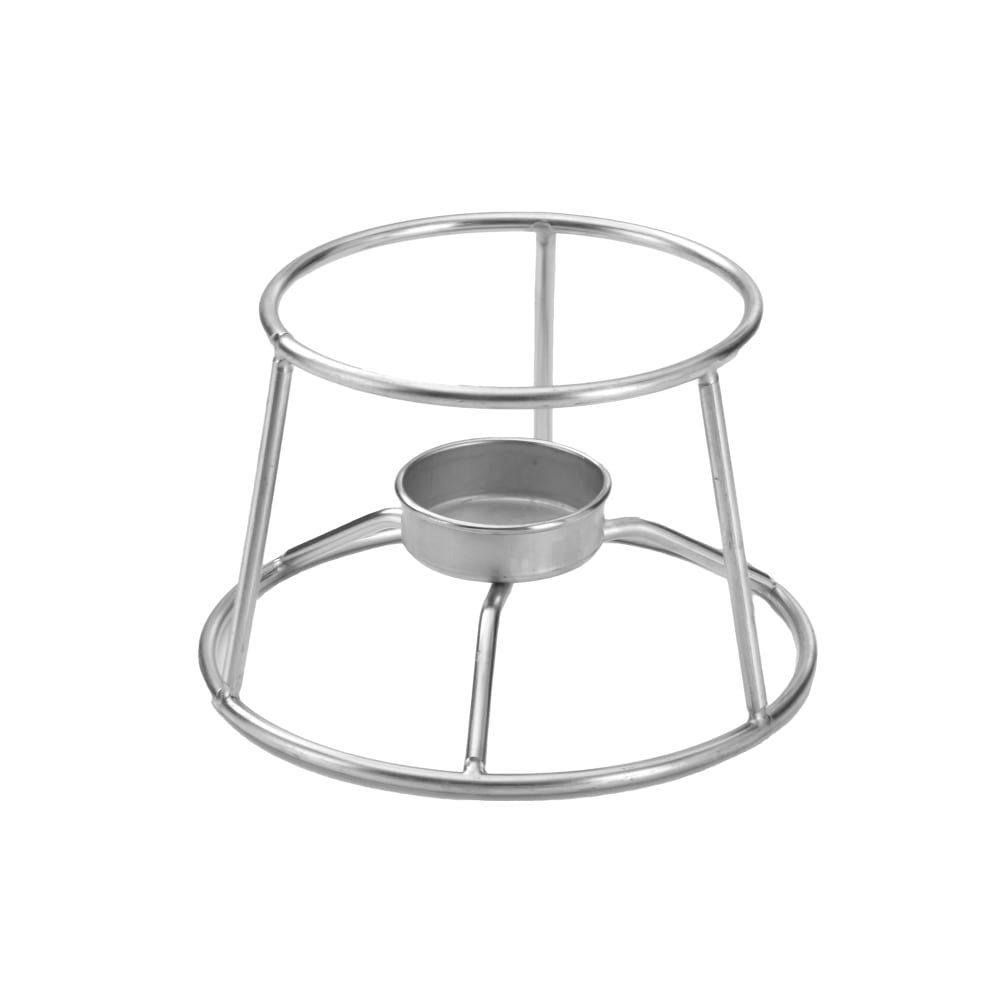 American Metalcraft CIFDR 3 3/4" Round Mini Fondue Pot Stand, Stainless