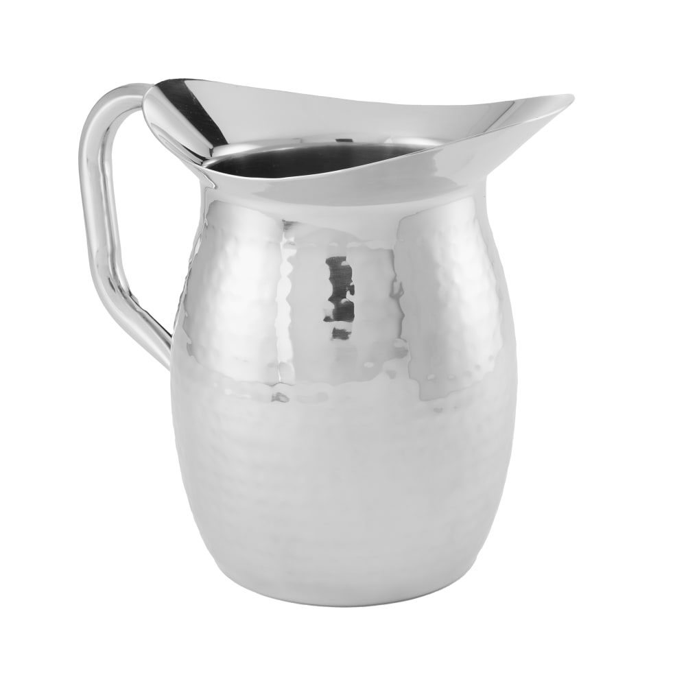 American Metalcraft HMWP64 64 oz Stainless Steel Pitcher w/ Hammered Finish
