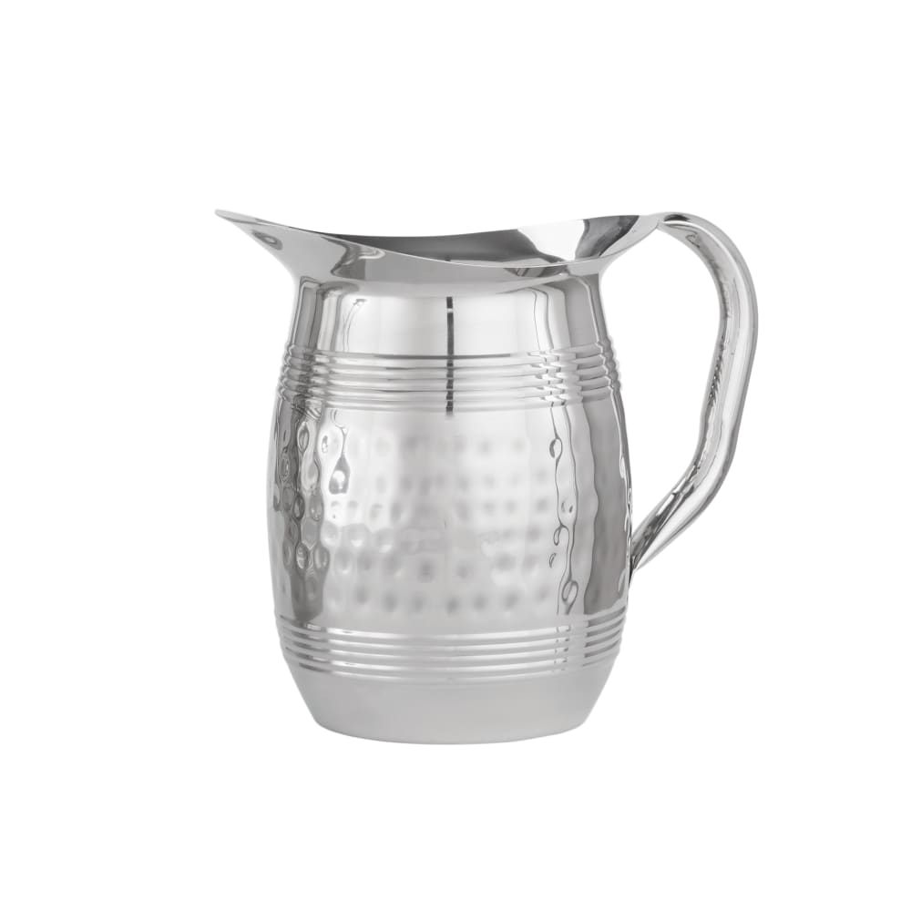American Metalcraft HMWP85 68 oz Stainless Steel Pitcher w/ Hammered Finish