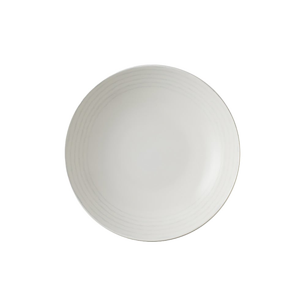 Dudson FP183 40 oz Round Harvest Bowl - Ceramic, Norse White