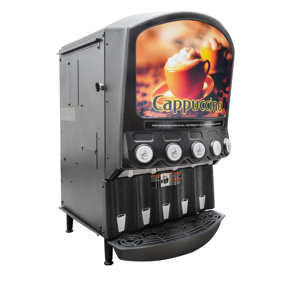 Grindmaster PIC5 5 Flavor Hot Chocolate/Cappuccino Dispenser w/ (5) 5 ...