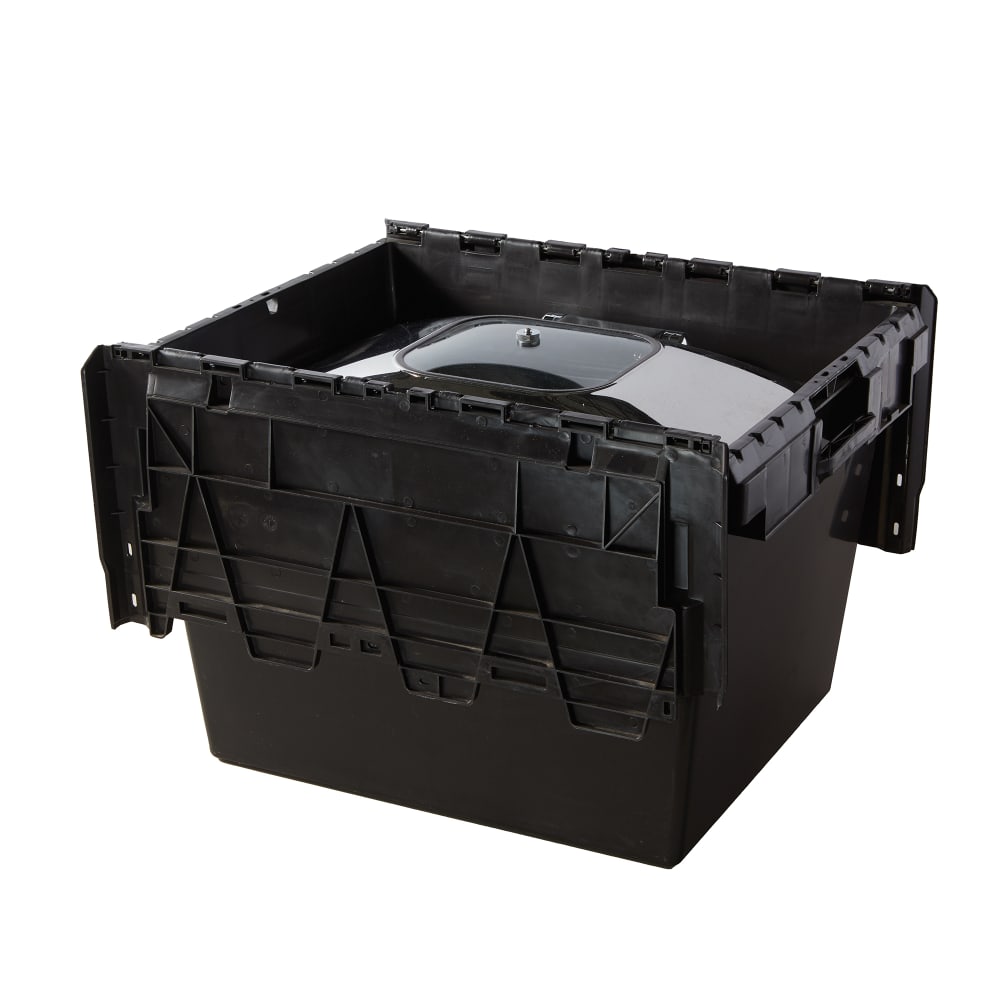 American Metalcraft SCBL Chafer Storage Crate w/ Hinged Lid - 27"W x 22 ...