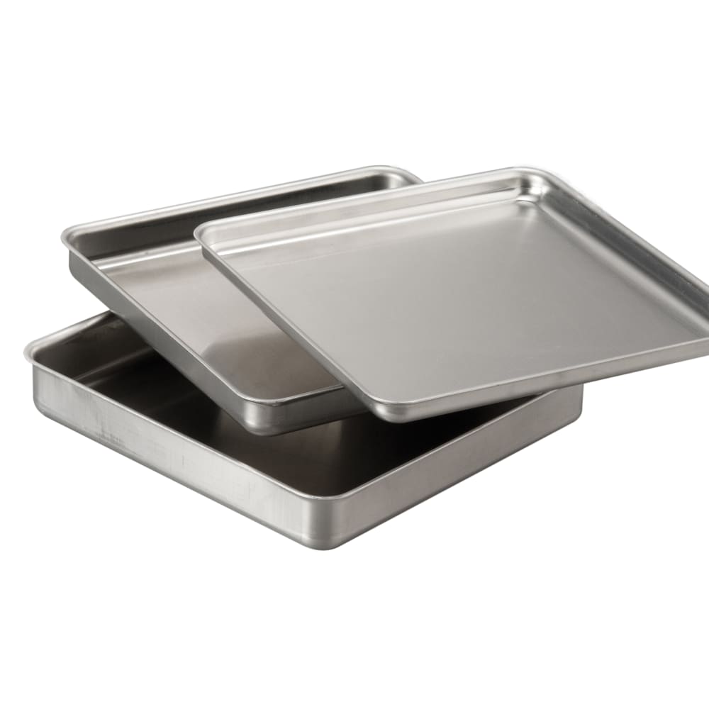 American Metalcraft SQ1220 Straight Sided Deep Dish Pan, 12x12", 2 ...