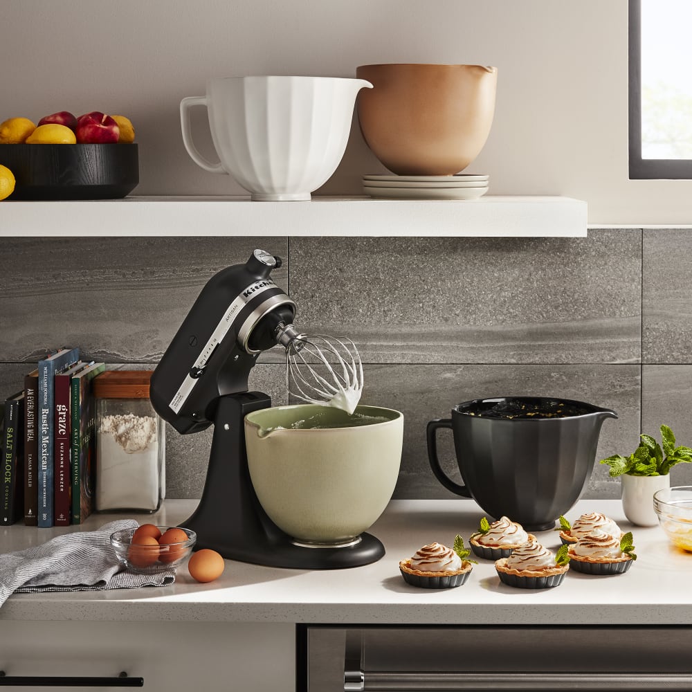 KitchenAid KSM150PSBM 10 Speed Artisan® 5 Quart Tilt-Head Stand Mixer ...