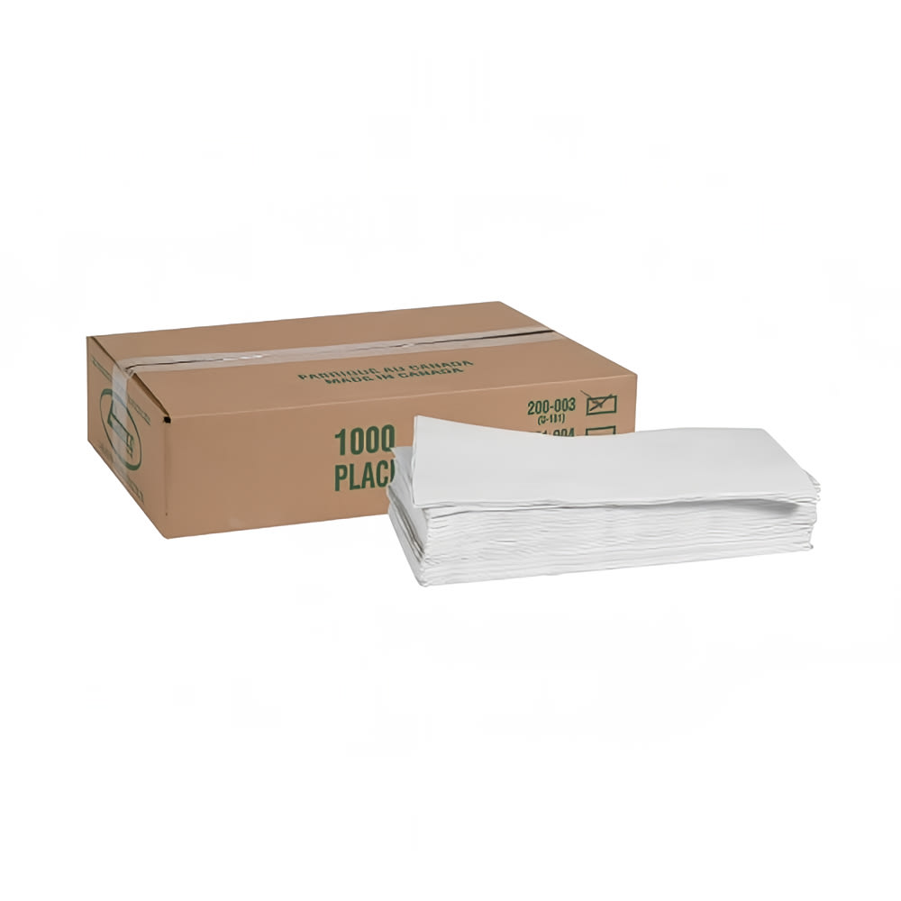 Hoffmaster Lapaco Placemat - 14" x 10", Paper, White (200-003)