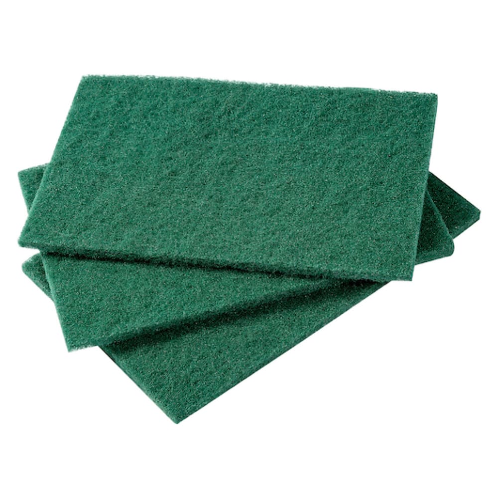 AmerCareRoyal Medium Duty Scour Pad - 9" x 6", Green (S960/20)