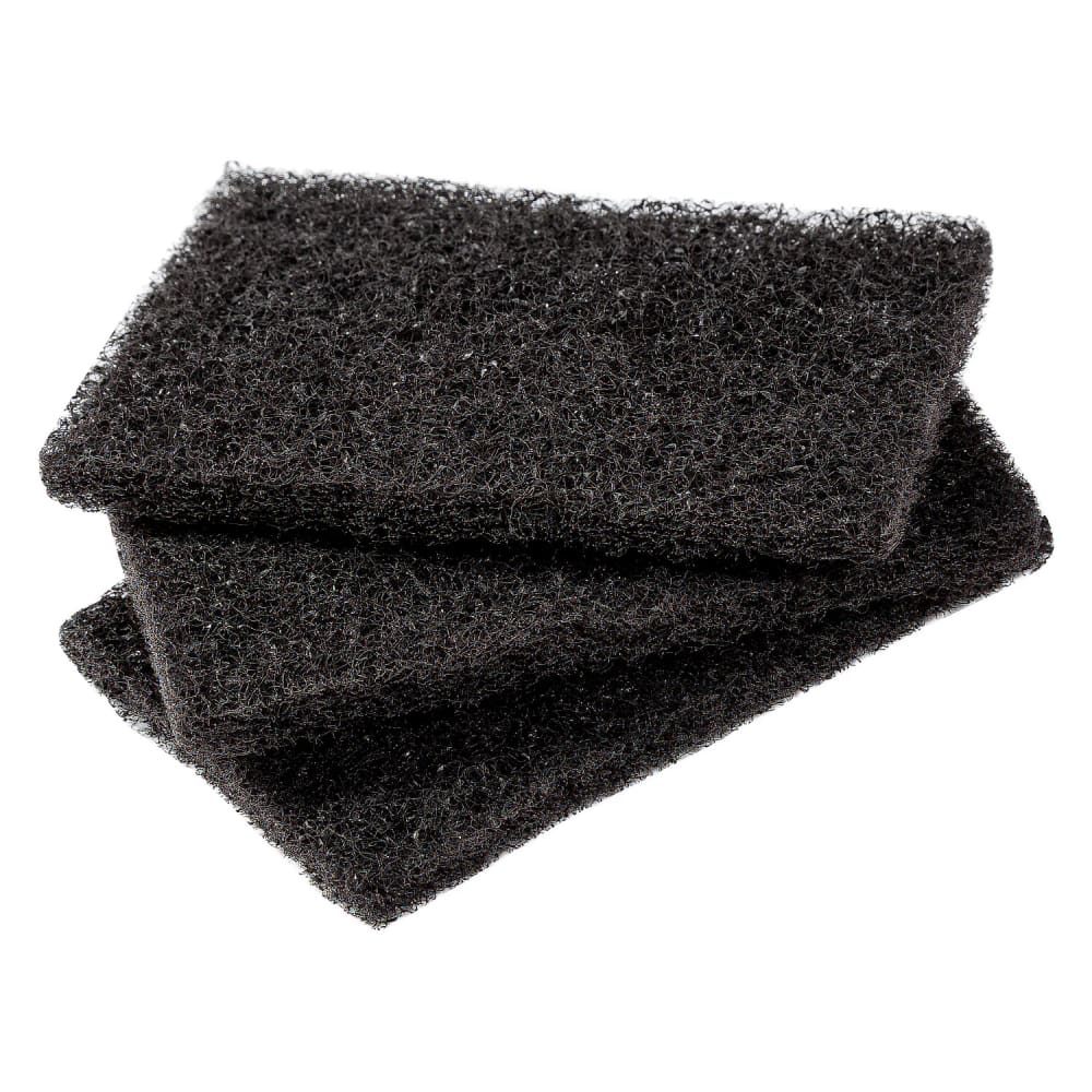 AmerCareRoyal Grill Cleaning Pad - 6" x 4", Nylon, Black (S460)