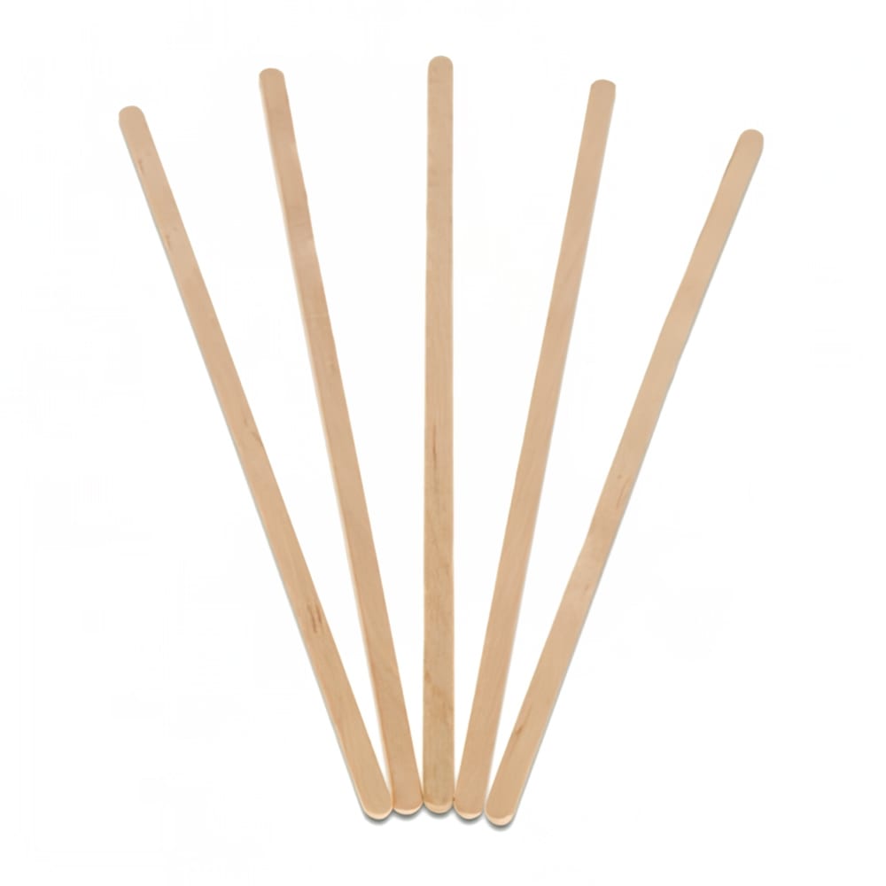 AmerCareRoyal 7 1/2" Unwrapped Coffee Stirrers w/ Round Ends, Birch ...
