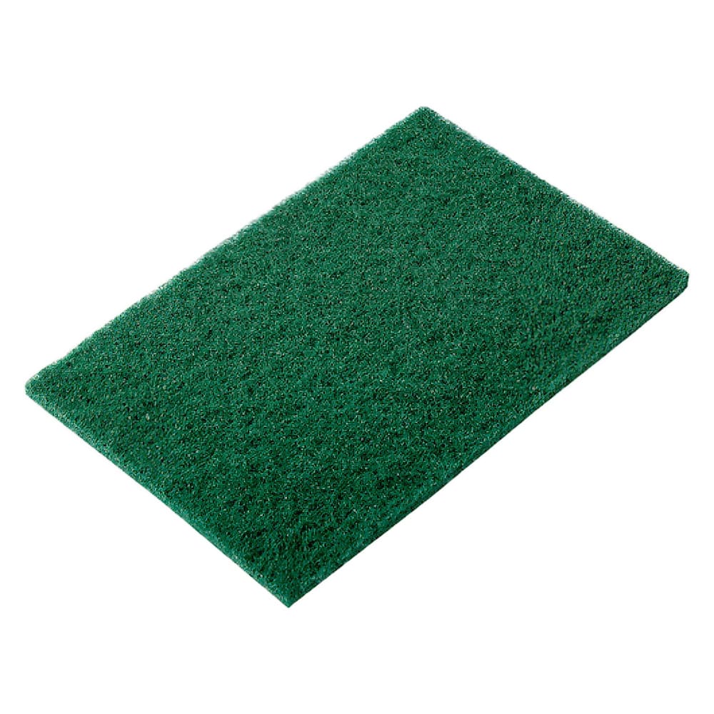 AmerCareRoyal Medium Duty Scour Pad - 9" x 6", Green (S960/20)