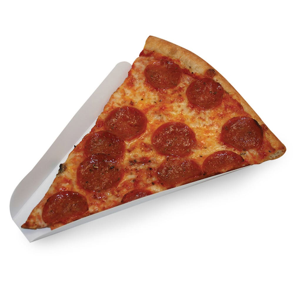 AmerCareRoyal Pizza Slice Holder - Paperboard, White (RPSH1000)