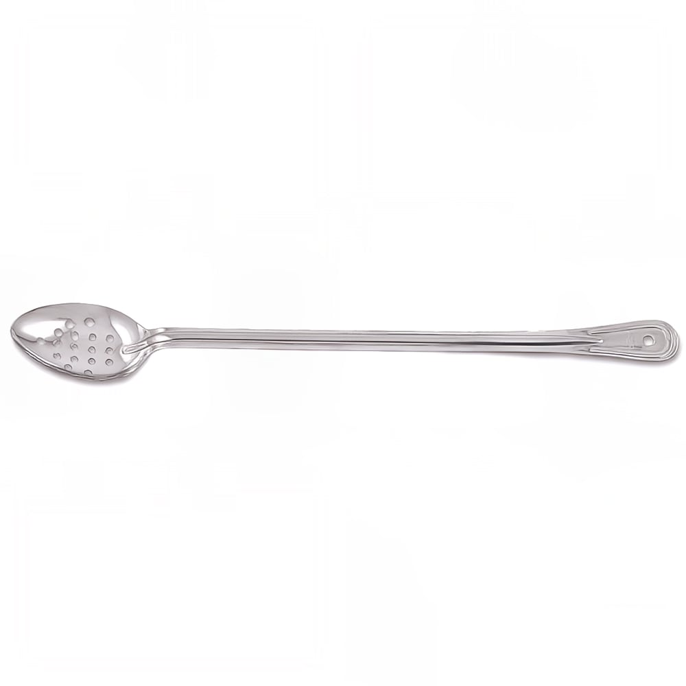 Browne Serving Spoon, 21 in, Perforated, Extra Long Handle, Stainless ...