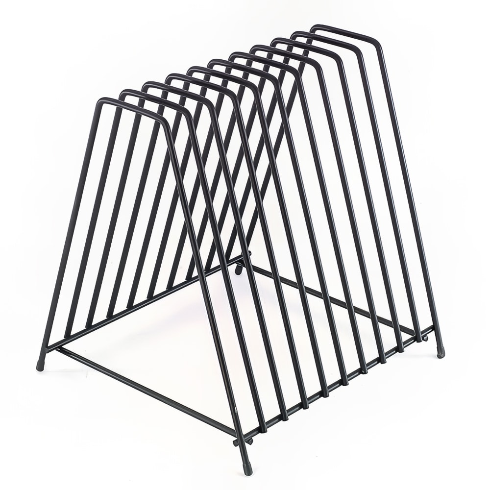 Browne Cutting Board Storage Rack w/ 10 Slots, Stainless (26099)